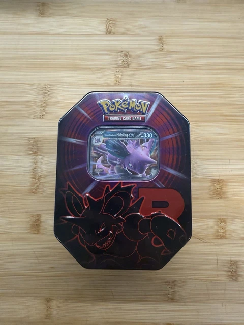 POKEMON TCG TEAM Rocket Destined Rivals Tin - Nidoking £37.08 - PicClick UK