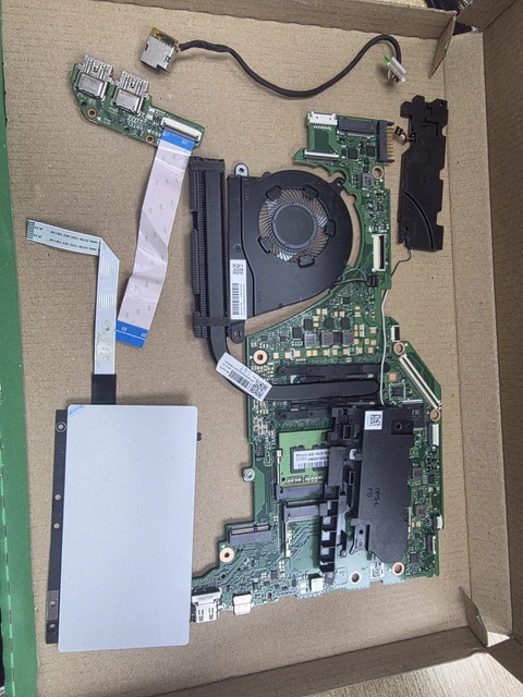 GENUINE HP 15S-FQ1000NA motherboard + speaker + Mouse + Charging Port £ ...