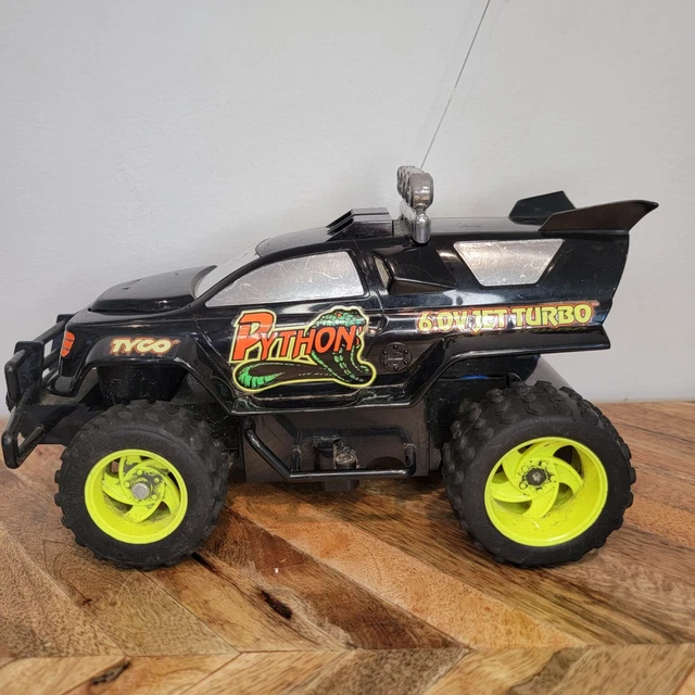 VINTAGE BLACK TYCO RC Python 6V Jet Turbo For Parts $20.00 - PicClick