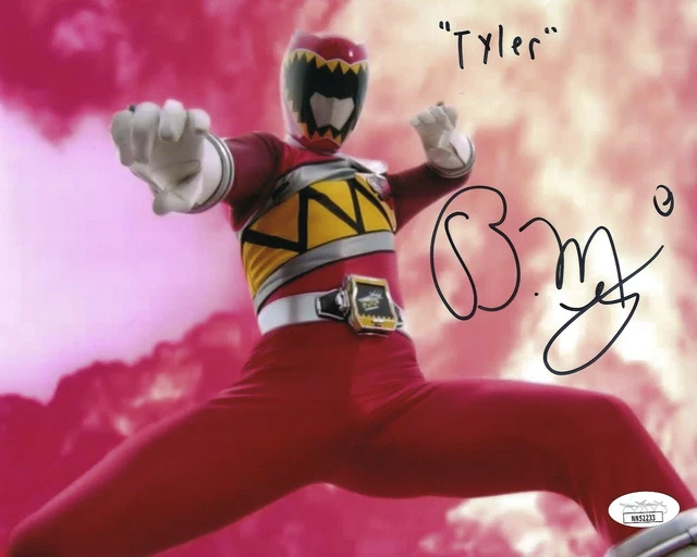 POWER RANGERS DINO Charge- Brennan Mejia signed Red Ranger 8x10 photo ...