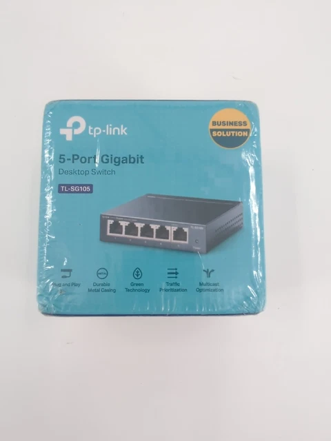 TP-LINK TECHNOLOGIES 5-PORT Gigabit Desktop Ethernet Desktop Switch (TL ...