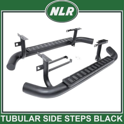 LAND ROVER DEFENDER 2003-2019 Side Steps Tubular All Black for 90 £177. ...