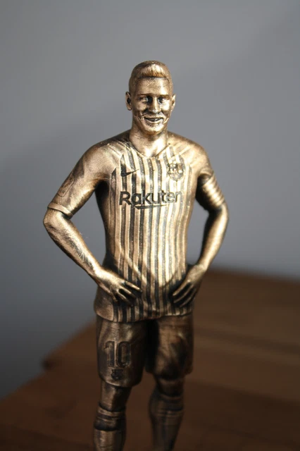 Lionel Messi Sculpture Football Argentine Version Fc Barcelona Eur 55