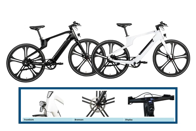IO HAWK BLADE One Carbon E-Bike; IO Mobility 700C; 28Zoll; 48Nm EUR 1. ...
