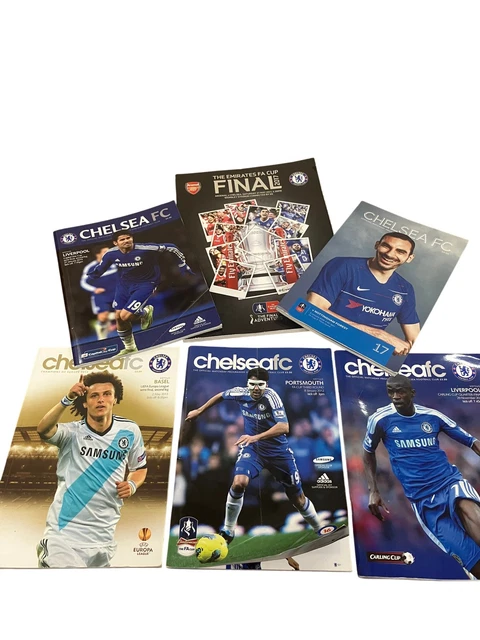 CHELSEA FC OFFICIAL Matchday Programmes Collection Arsenal FA Cup Final ...