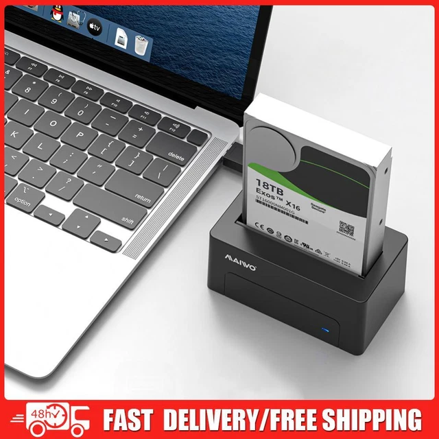 2.5 3.5IN SAS Hard Drive Dock Station SAS To USB3.0 Adapter Enclosure ...