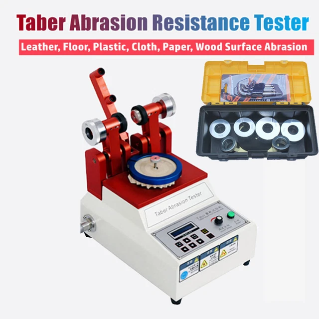 LCD TABER ABRASION Tester Glass Paint Film Abrasion Resistance Tester ...
