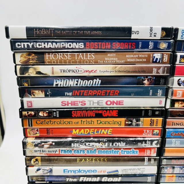50 BULK LOT DVDs Wholesale Mixed Titles Family Comedy Drama Movies $33. ...