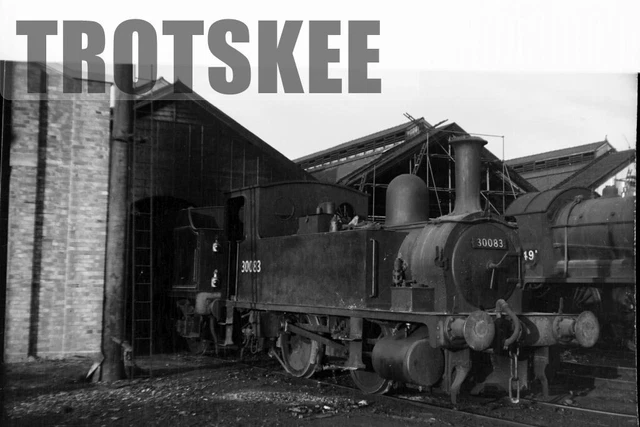 LARGER NEGATIVE BR British Railways Steam Loco 30083 Class B4 1952 £3. ...