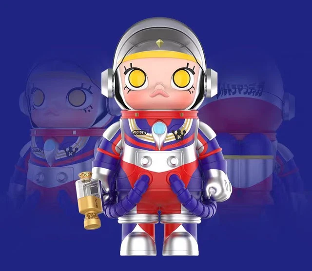 POP MART MEGA Space Molly X Ultraman Tiga 400% Figure H30CM Factory ...