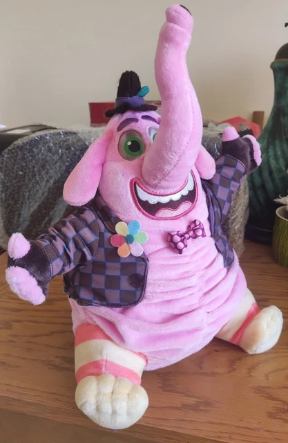 DISNEY PIXAR INSIDE Out Bing Bong pink Elephant 12" Talking Plush £12. ...