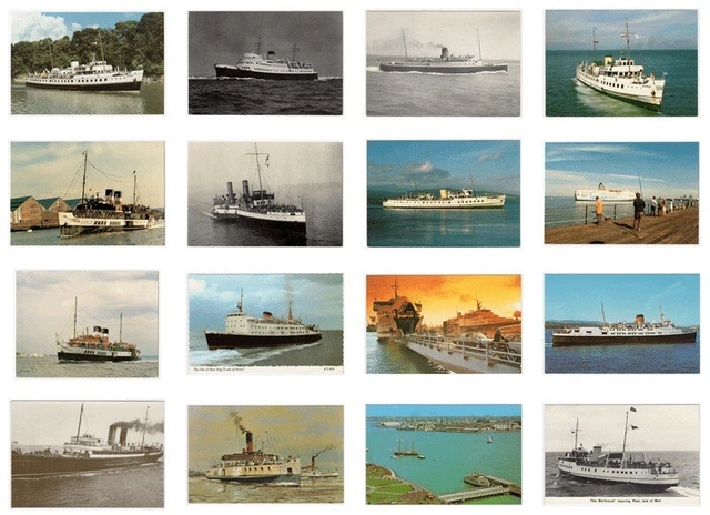 POSTCARDS,FERRIES,STEAM SHIPS,SEA TRAVEL,VINTAGE,SIMPLON,UNUSED,MIXED ...