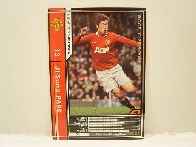 PANINI WCCF 2005-06 Park Ji-sung 1981 Corée N°13 Manchester United Angleterre #057 EUR 2,10 ...