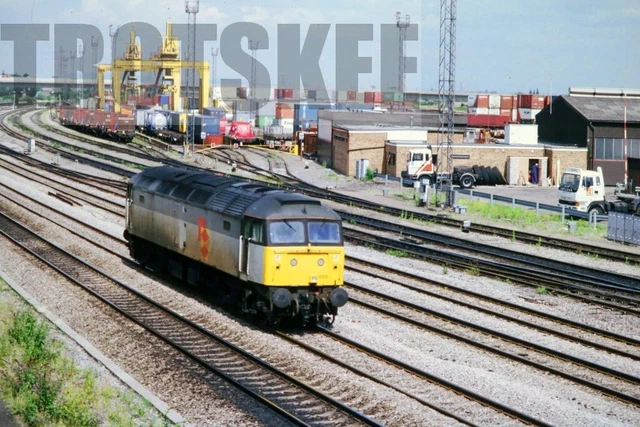 35MM SLIDE BR British Rail Diesel Loco 47050 Class 47 1992 Cardiff Original £4.98 - PicClick UK