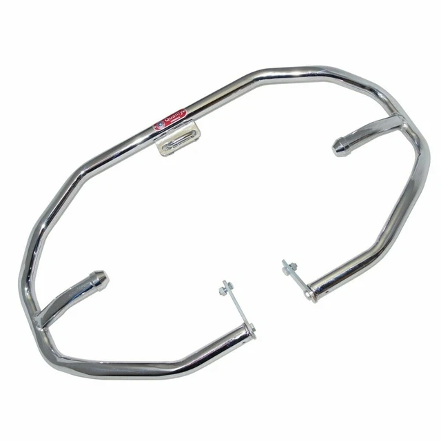 FOR ROYAL ENFIELD Diamond Engine Crash Bar Leg Guard Chrome £89.42 ...