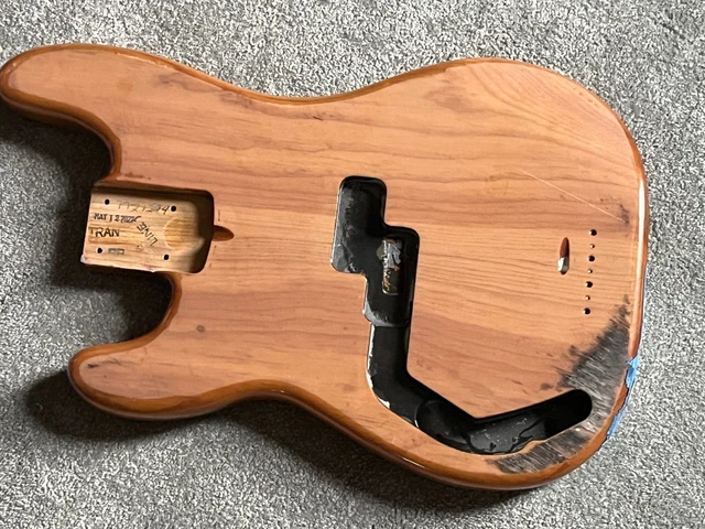 FENDER LEFTY AMERICAN Precision bass body roasted pine 4 lb 12 oz £267. ...