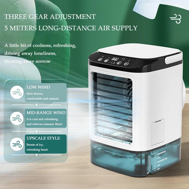 SPRAY COLD FAN Home Mini USB Desktop Quiet Refrigeration Small ...