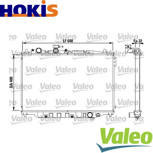 RADIATOR ENGINE COOLING FOR MAZDA 626/III/Station/Wagon/Break/Mk ...