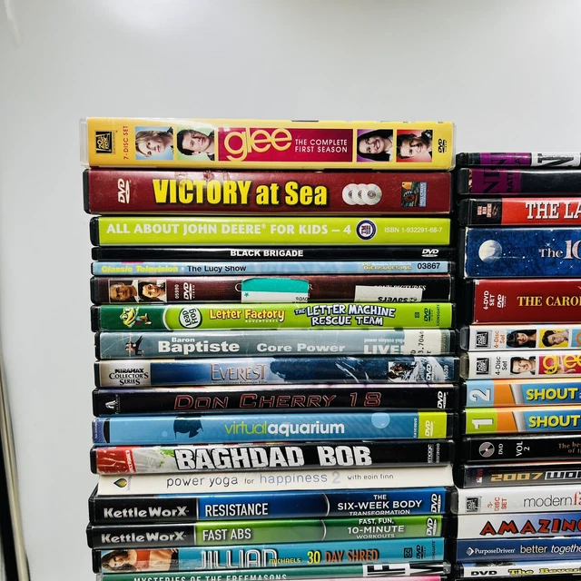 50 BULK LOT DVDs Wholesale Mixed Titles Family Comedy Drama Movies $31. ...