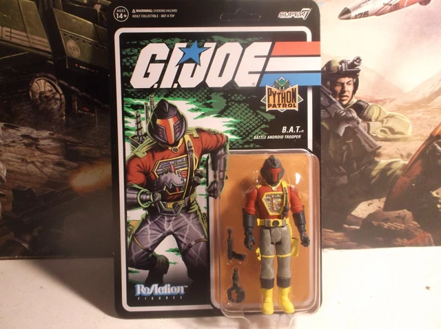 SUPER7 REACTION GI Joe * Cobra BAT * soldat de combat androïde * B.A.T ...