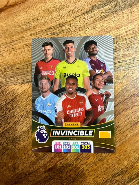 PANINI ADRENALYN XL PREMIER LEAGUE 2024 INVINCIBLE CARD #5 (Rare) £15. ...