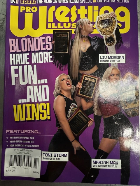 PRO WRESTLING ILLUSTRATED magazine Spring 2025 Toni Storm Mariah May ...