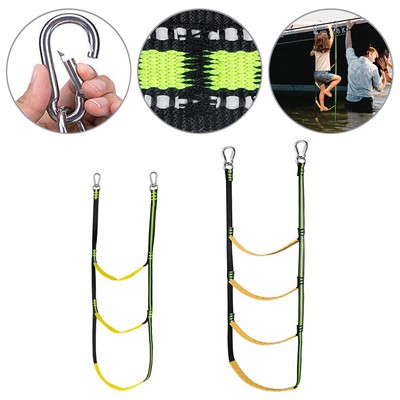 NYLON 3/4 STEP Rib Boarding Ladder Swimming Ladder Webbing Knitting ...