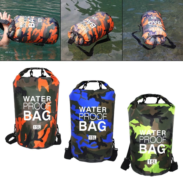 WATERPROOF BACKPACK, DRY Bag Shoulder Bag, Dry Floating Gear Sack Roll ...