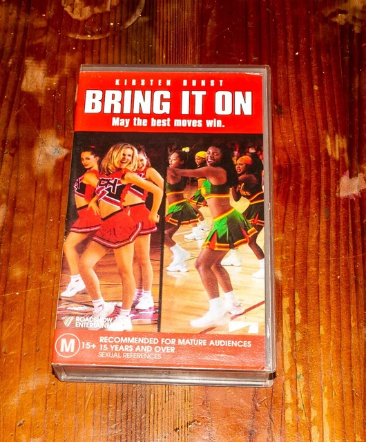 BRING IT ON, Kirsten Dunst, VHS Tape, Vintage Video, Movie, M, 2000 £2. ...