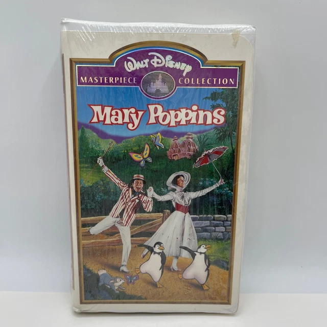 MARY POPPINS MASTERPIECE Collection VHS 1964 Disney Comedy Family ...