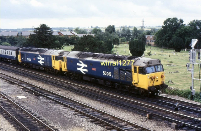 ORIGINAL RAILWAY SLIDE Class 50 50015/022 at Oxford £4.50 - PicClick UK