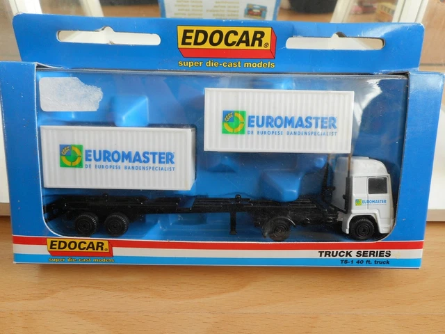 CAMION EDOCAR + remorque "Euromaster" en blanc en boite EUR 14,99 ...
