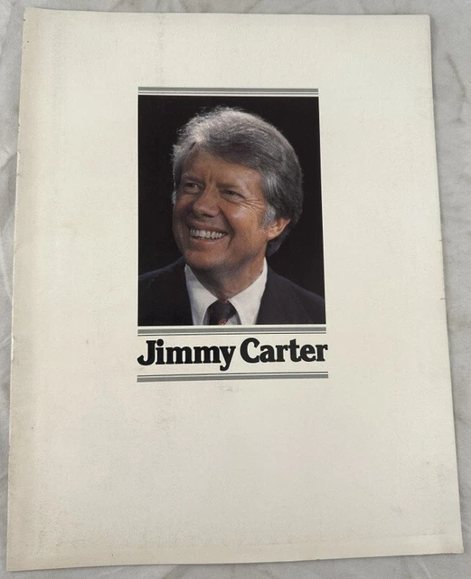 OFFICIAL 1976 CAMPAIGN Issue Brochure President Jimmy Carter For ...