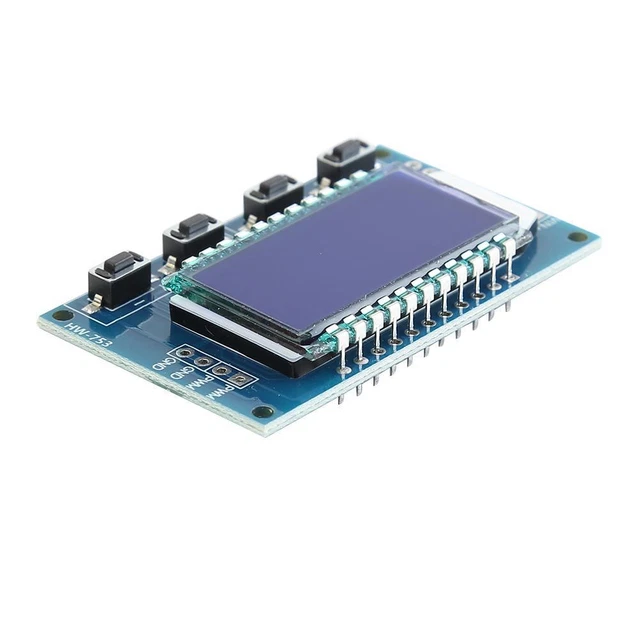 LED DISPLAY ADJUSTABLE PWM Signal Generator Duty Cycle Pulse Frequency ...