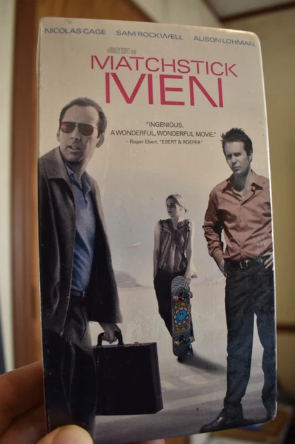MATCHSTICK MEN VHS Nicolas Cage Sam Rockwell Alison Lohman BRAND NEW £5 ...