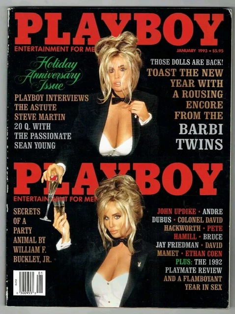 PLAYBOY JANUARY 1993 Barbi Twins £1.99 - PicClick UK