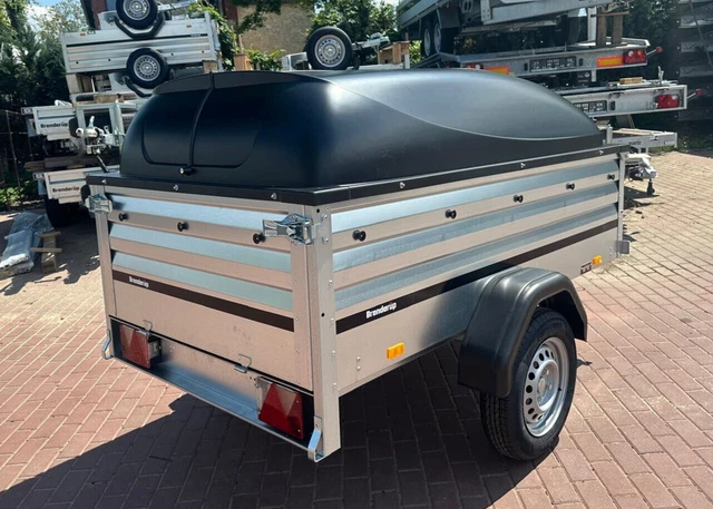 NEW CAR TRAILER Brenderup 1205XL 204 x 116cm Camping ABS Lid Cover £ ...