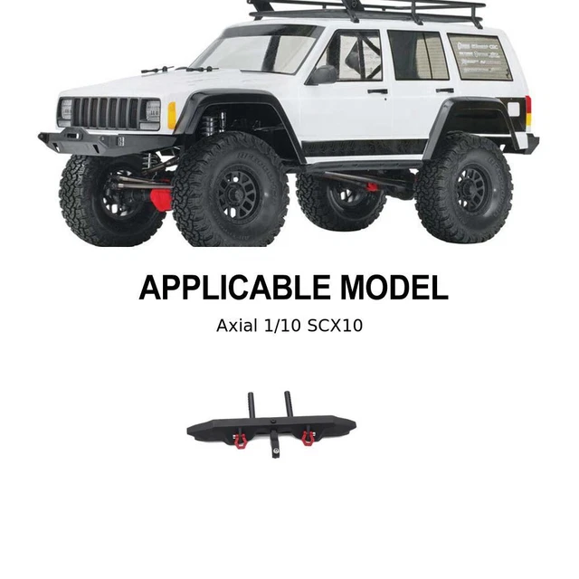 DURABLE REAR BUMPER For Axial 1/10 TRX4 RC Car Accessories RC Car Part ...