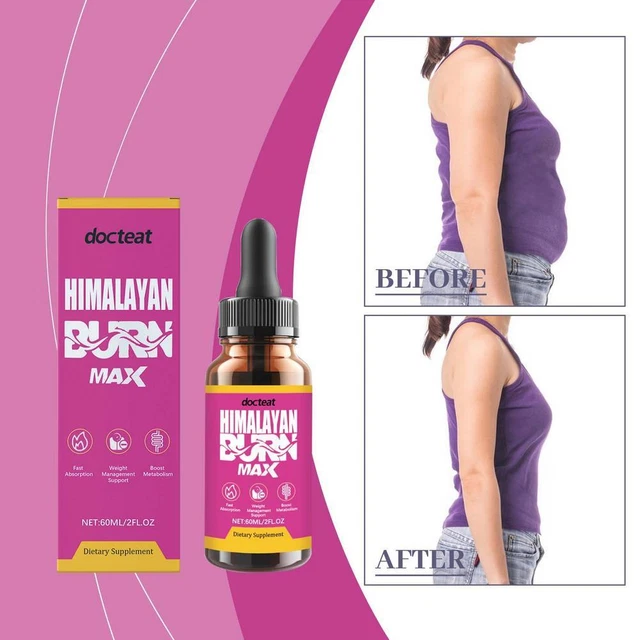 60ML HIMALAYAN BURN Max Drops HimalayanBurn Max Advanced Liquid Drop ...