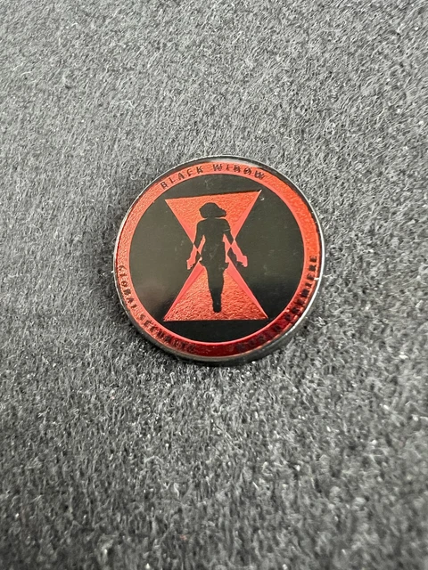 DISNEY MARVEL BLACK Widow World Premiere Global Security Staff Pin RARE ...