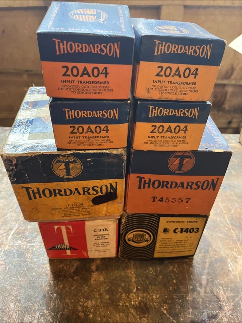 THORDARSON TRANSFORMER AND Chokes NOS $50.00 - PicClick