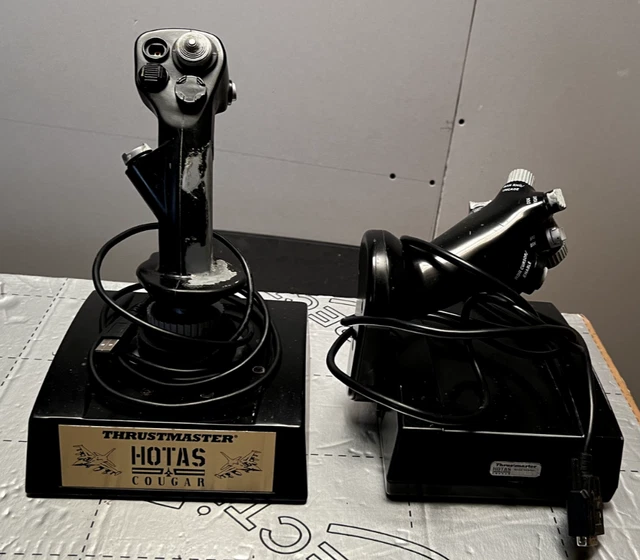 THRUSTMASTER HOTAS COUGAR Joysticks - Replica F16 full metal £73.51 ...
