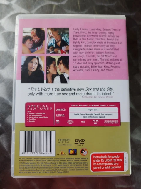 THE L WORD - The Complete Third Season - Season 3 (DVD, 2006) $4.60 ...