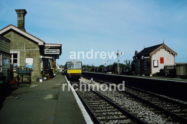DMU DIESEL MULTIPLE Unit Williton Station 1990s 3 Original 35mm Railway ...