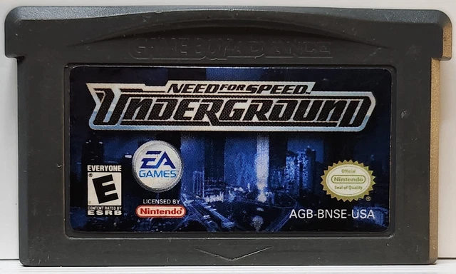 NEED FOR SPEED: Underground (Nintendo Game Boy Advance, 2003) GBA FREE ...