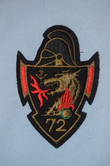 A320 PATCH INSIGNE écusson militaire armée de Terre 72e Bataillon du ...