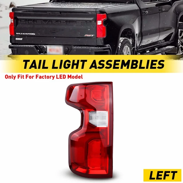 LED TAIL LIGHT Assembly For 2019-2021 Chevy Silverado 1500 Left Driver ...
