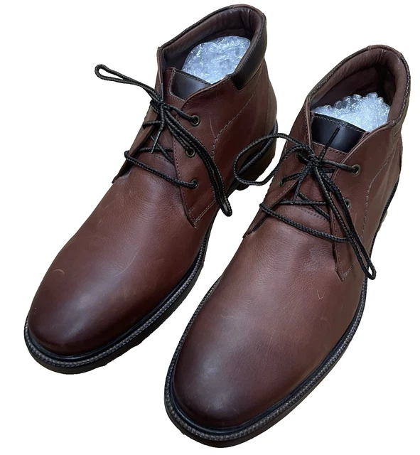 JOHNSTON & MURPHY J & M 1850 Men’s Chukka Brown Leather Baird Boot Size ...