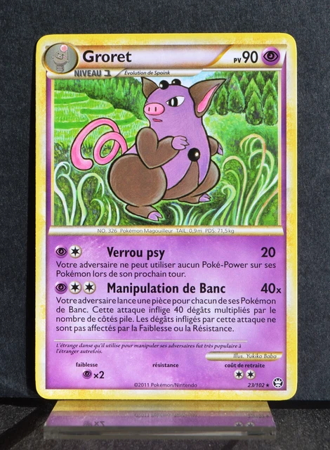 CARTE POKÉMON 23/102 Groret 90 PV HS Triomphe NEUF FR EUR 4,30 ...