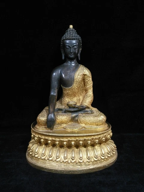 10.8 &ANCIEN BOUDDHISME tibétain bronze doré Shakyamuni Bouddha Bouddha EUR 478,80 - PicClick FR